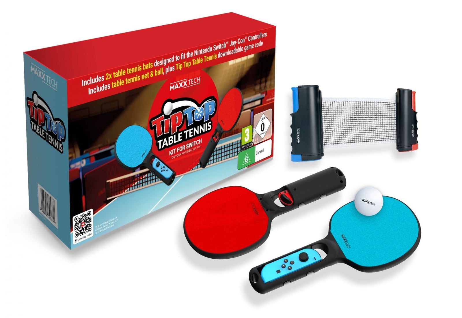 MAXX TECH TIP TOP TABLE TENNIS SWITCH KIT + CIB – igabiba