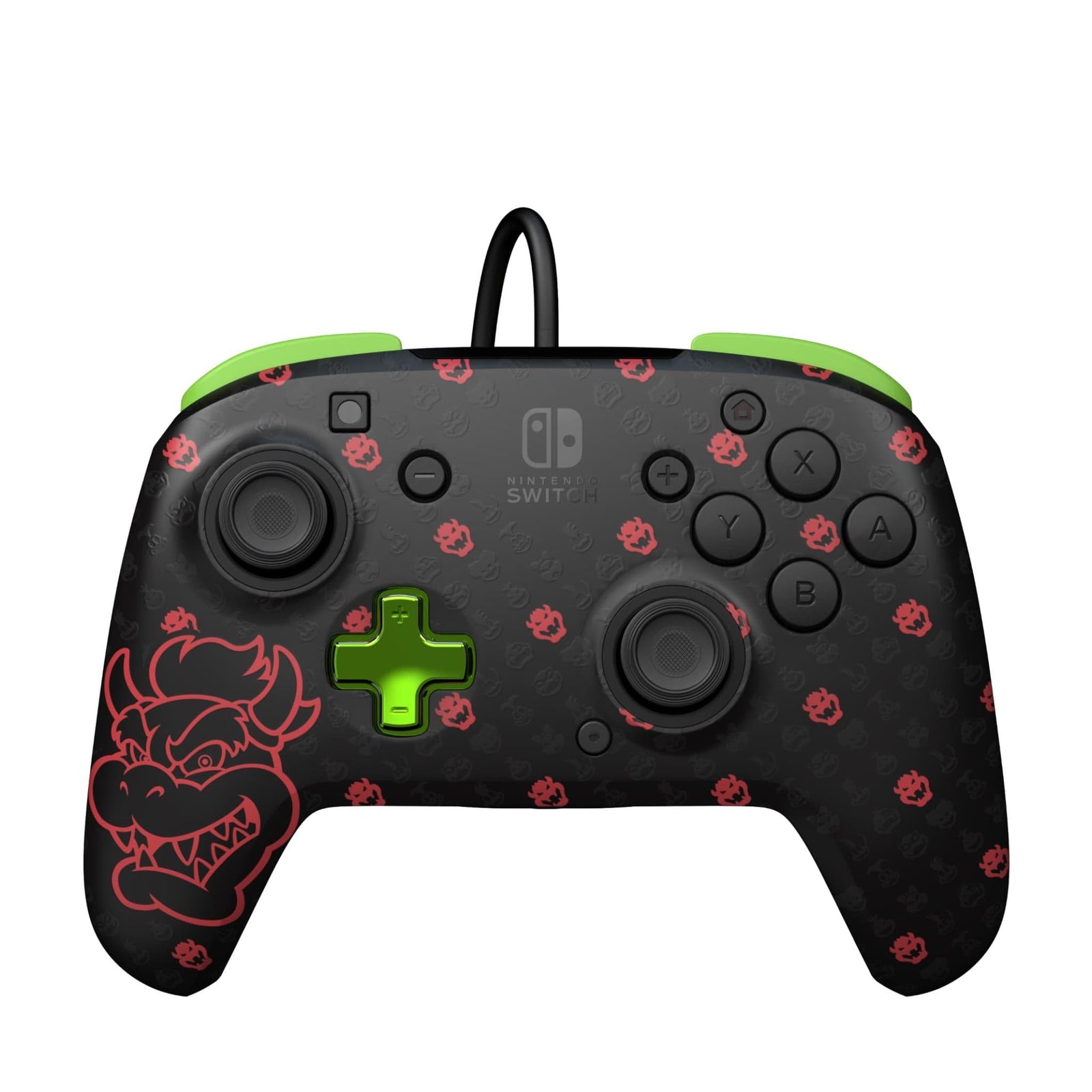 PDP SWITCH 2 & 1 REMATCH WIRED CONTROLLER - BOWSER GLOW IN THE DARK ...