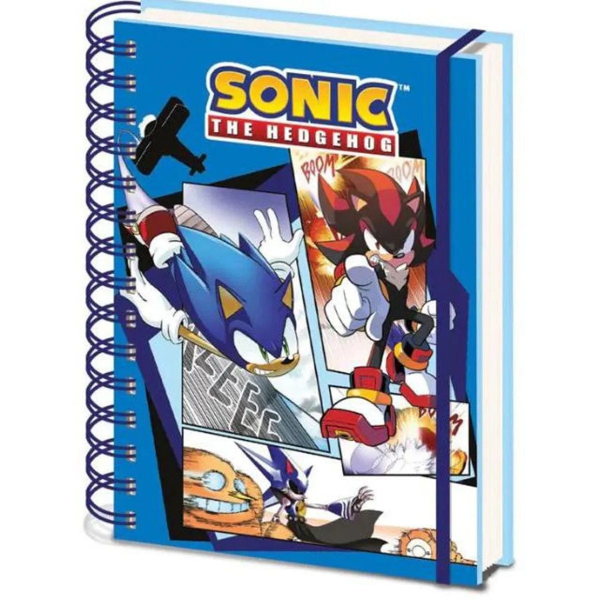 PYRAMID SONIC THE HEDGEHOG (COMIC STRIP JUMP OUT) A5 3D NOTEBOOK – igabiba