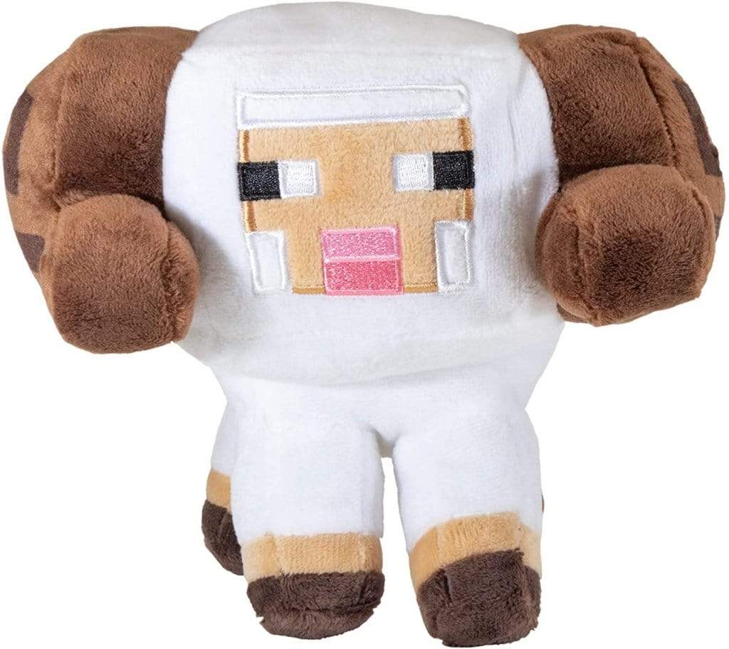 JINX MINECRAFT EARTH HAPPY EXPLORER HORNED SHEEP PLIŠASTA IGRAČA – igabiba