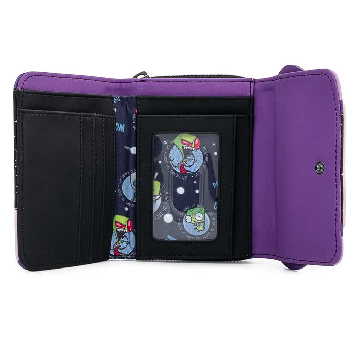 LOUNGEFLY NICKELODEON INVADER ZIM GIR BEE FAUX LEATHER TR – igabiba
