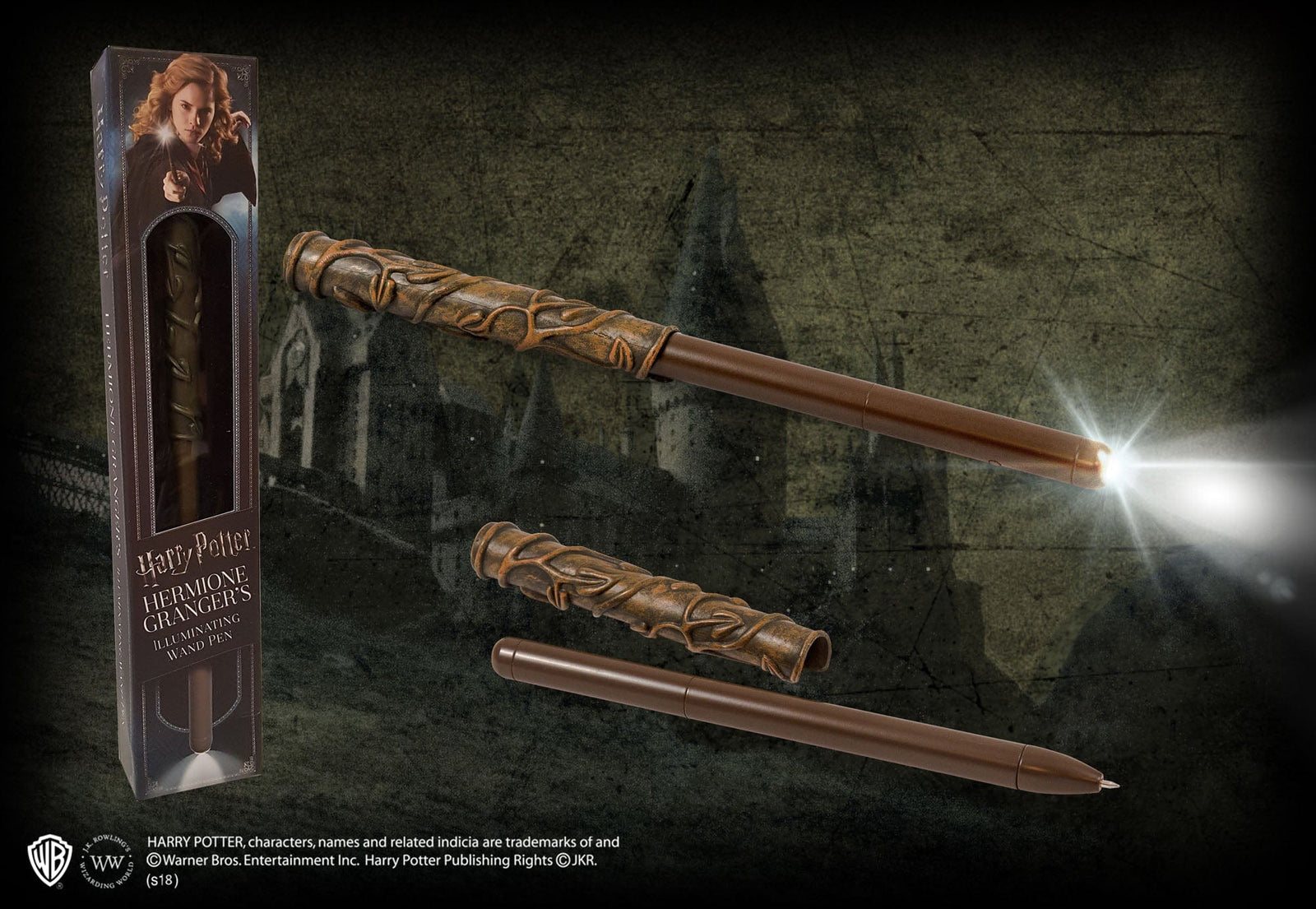 NOBLE COLLECTION - HARRY POTTER - WANDS - HERMIONE ILLUMINATING WAND P ...